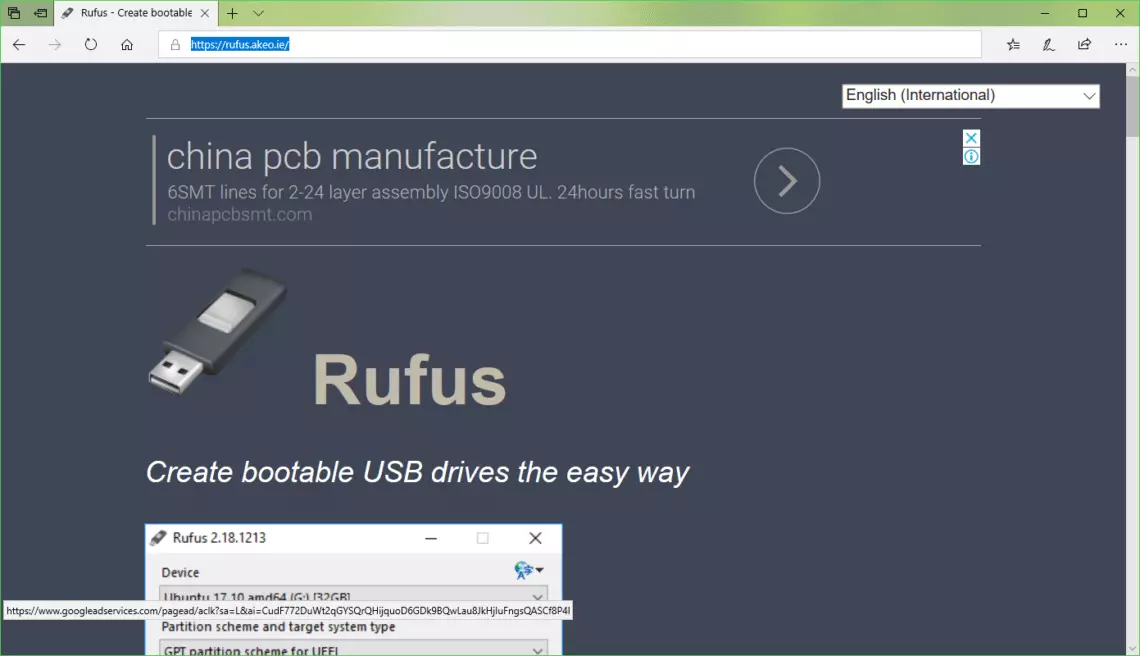 Rufus oppstartbar USB for å installere Ubuntu 18.04 LTS 3331_8