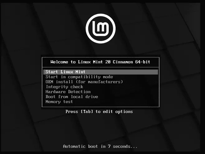 Hvordan installere Linux Mint 20 fra USB 3332_3