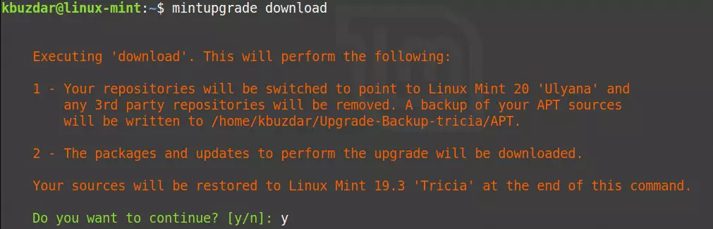 Mise à niveau de Linux Mint 19.3 vers Linux Mint 20 3335_4