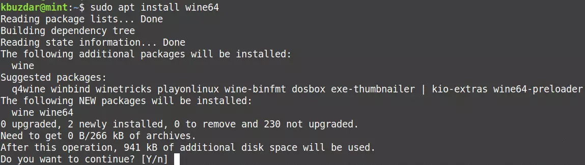 Instalirajte WINE na Linux Mint 20 3341_2