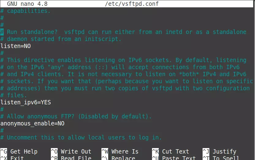Installer og konfigurer FTP-server på Linux Mint 20 3349_2