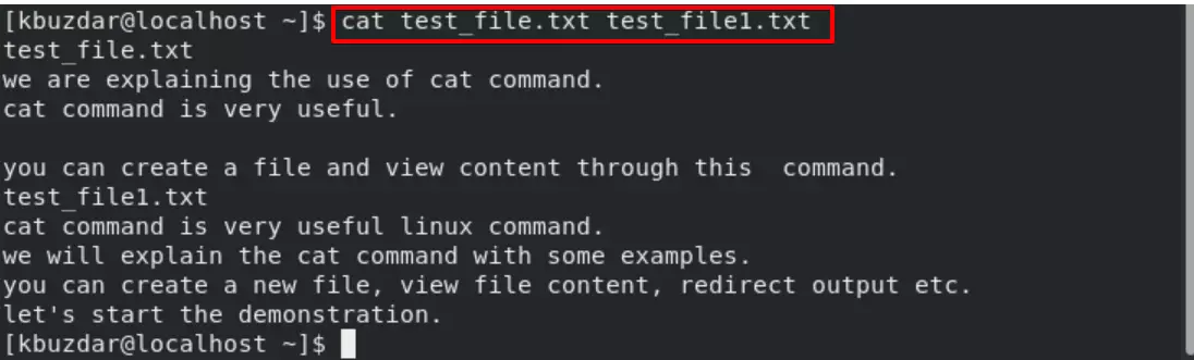Linux Cat Command -esimerkkejä 334_2