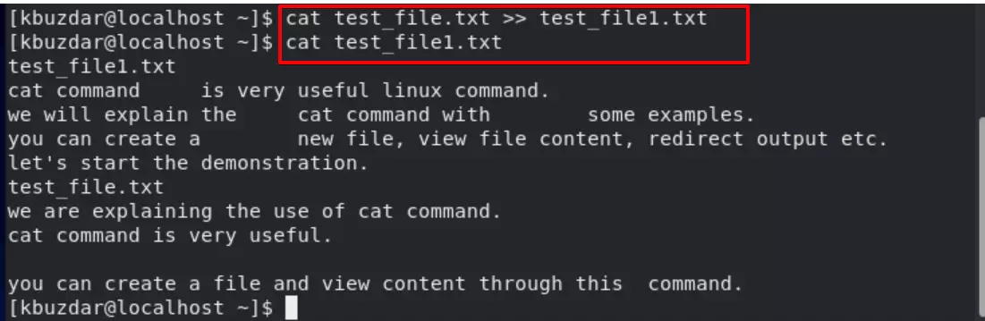 Linux Cat Command -esimerkkejä 334_8