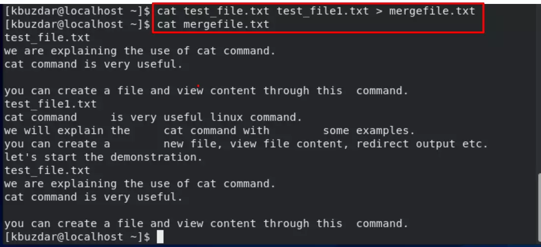 Linux Cat Command -esimerkkejä 334_9