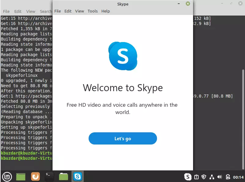 Si të instaloni Skype në Linux Mint 20 3350_10