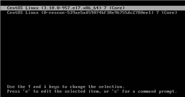 رمز عبور ریشه را در CentOS بازیابی کنید 3353_1