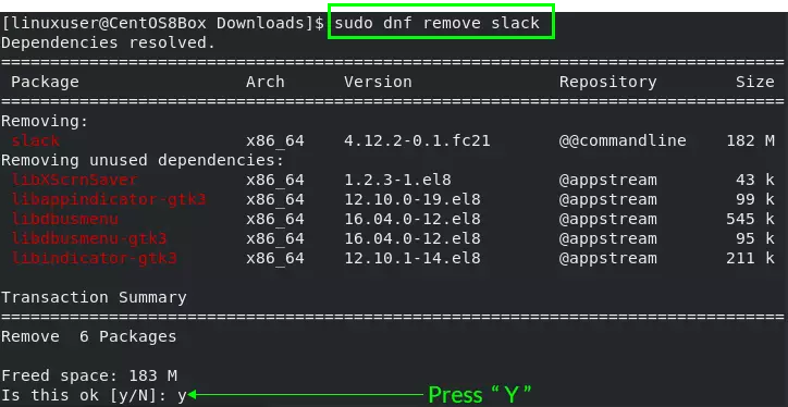 CentOS 8-ൽ Slack എങ്ങനെ ഇൻസ്റ്റാൾ ചെയ്യാം 3355_13