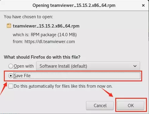 كيفية تثبيت برنامج TeamViewer على CentOS 8 3360_2