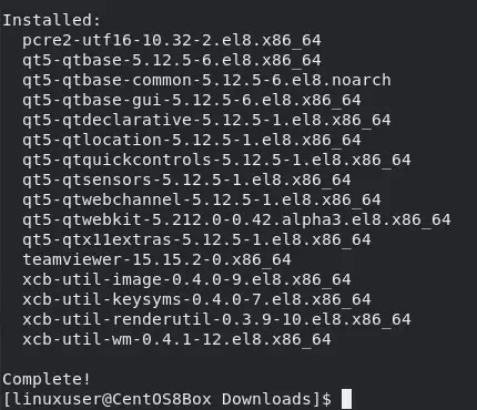 CentOS 8에 TeamViewer를 설치하는 방법 3360_9