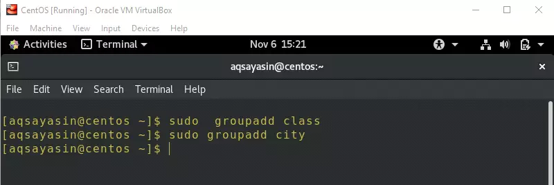 CentOS 8 pridať používateľa a skupinu 3365_8