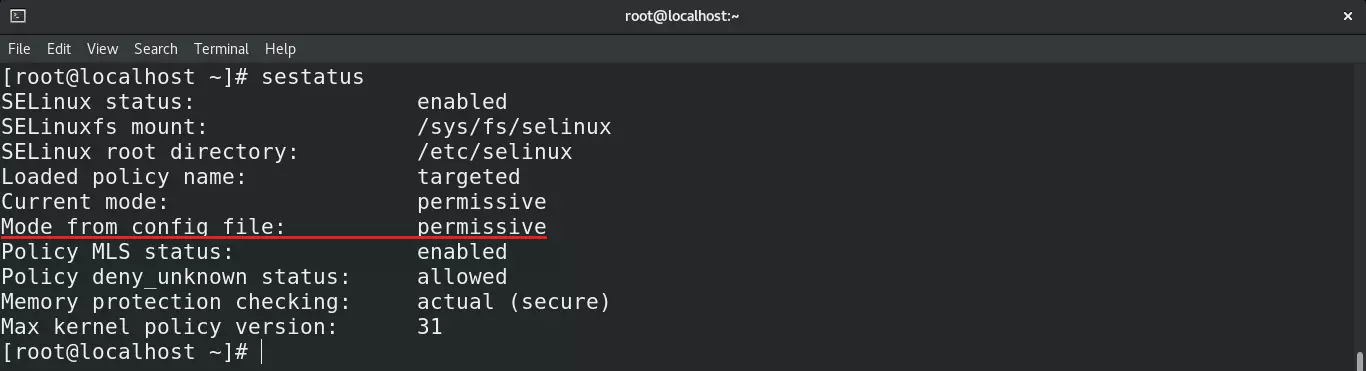 Kuidas SELinuxit CentOS 8-s keelata 3369_7