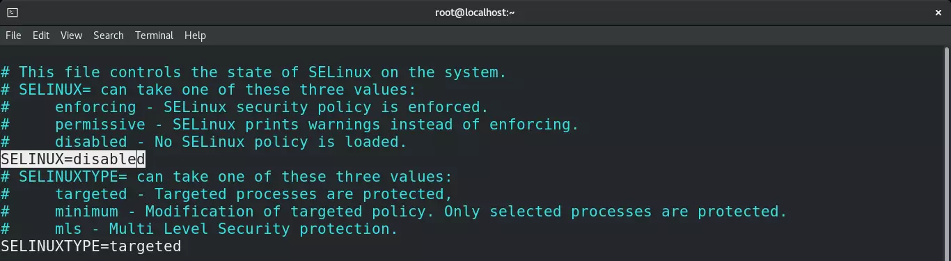 Kuidas SELinuxit CentOS 8-s keelata 3369_8