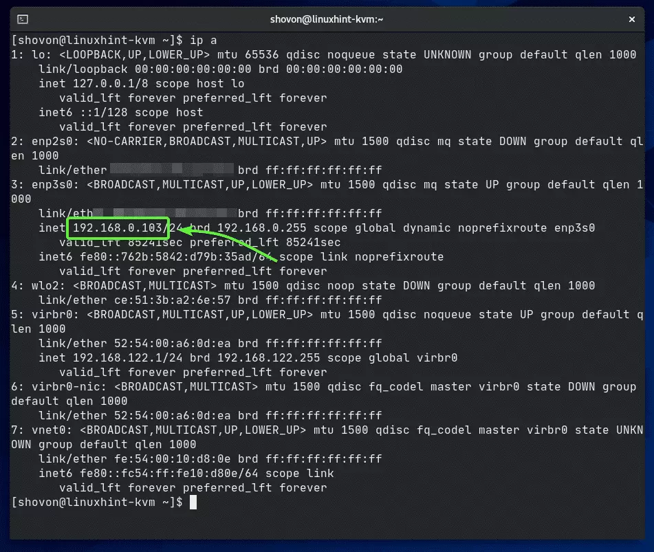 CentOS 8లో KVM/QEMUని ఎలా ఇన్స్టాల్ చేయాలి 3372_53