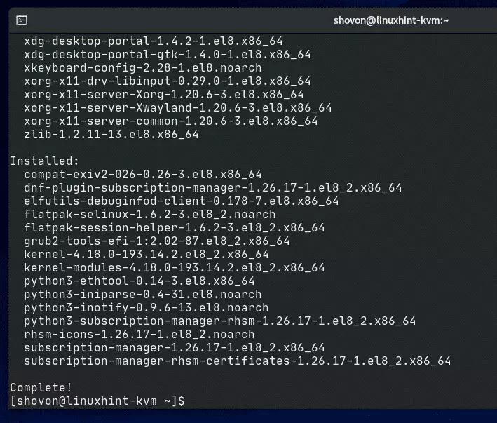 Wéi installéiere ech KVM / QEMU op CentOS 8 3372_9