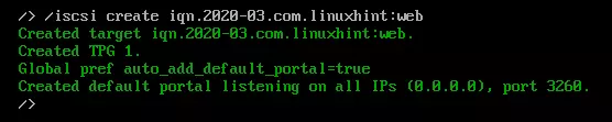 Сервери нигаҳдории iSCSI-ро дар CentOS 8 танзим кунед 3373_18