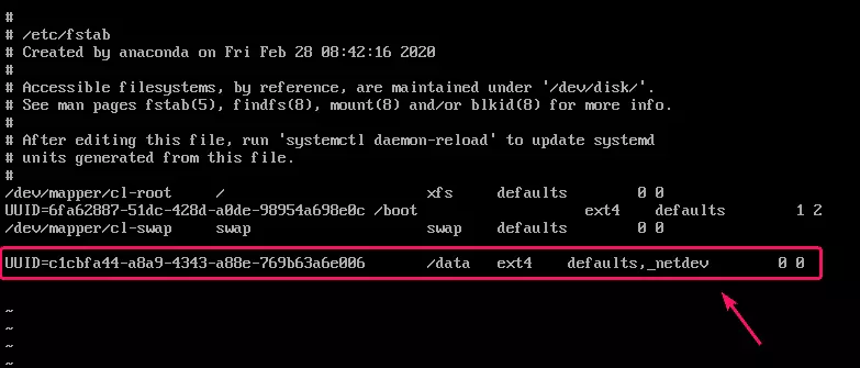 Configure iSCSI Storage Server ntawm CentOS 8 3373_61