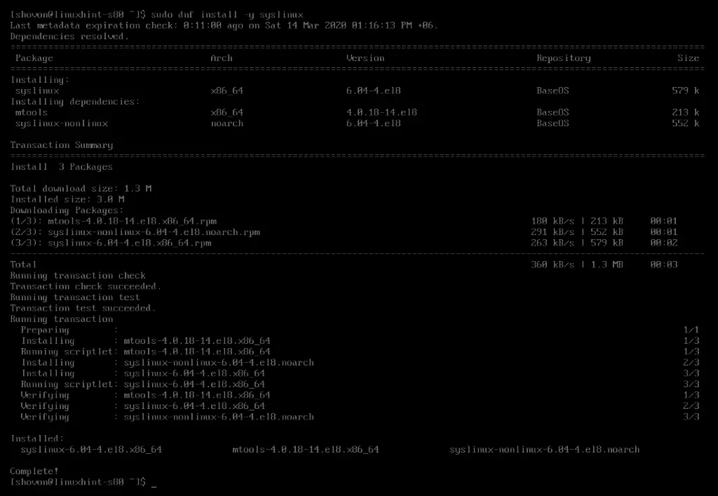 CentOS 8 'ਤੇ PXE ਨੈੱਟਵਰਕ ਬੂਟ ਸਰਵਰ ਨੂੰ ਕੌਂਫਿਗਰ ਕਰਨਾ 3374_14