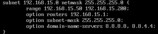 Конфигурирайте DHCP сървър на CentOS 8 3375_12
