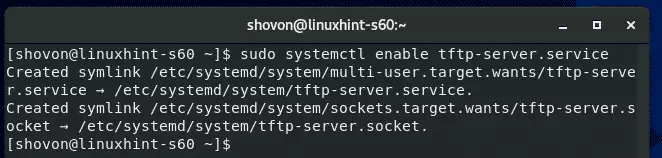 Konfigurirajte TFTP poslužitelj na CentOS 8 3377_16