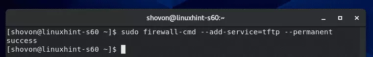 Lungiselela iseva ye-TFTP ku-CentOS 8 3377_29