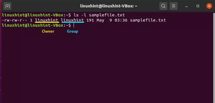 Kako spremenim lastnika imenika v Linuxu? 337_3
