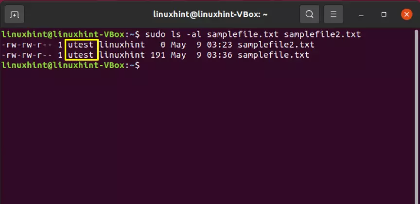 Linux ရှိ လမ်းညွှန်တစ်ခု၏ ပိုင်ရှင်ကို မည်သို့ပြောင်းလဲနိုင်မည်နည်း။ 337_9