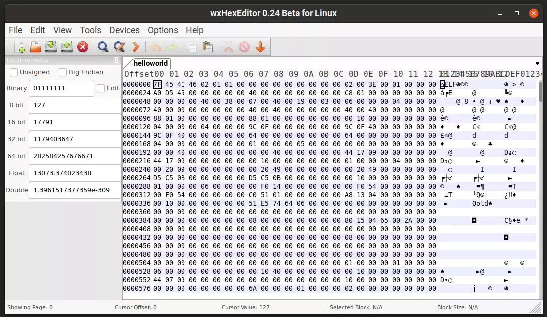 Nejlepší hex editory pro Linux 3398_4