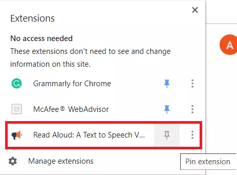 ຂ້ອຍຈະເອົາ Google Chrome ອ່ານໃຫ້ຂ້ອຍໄດ້ແນວໃດ? 3424_5