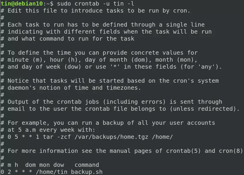 Crontab in Linux 344_2