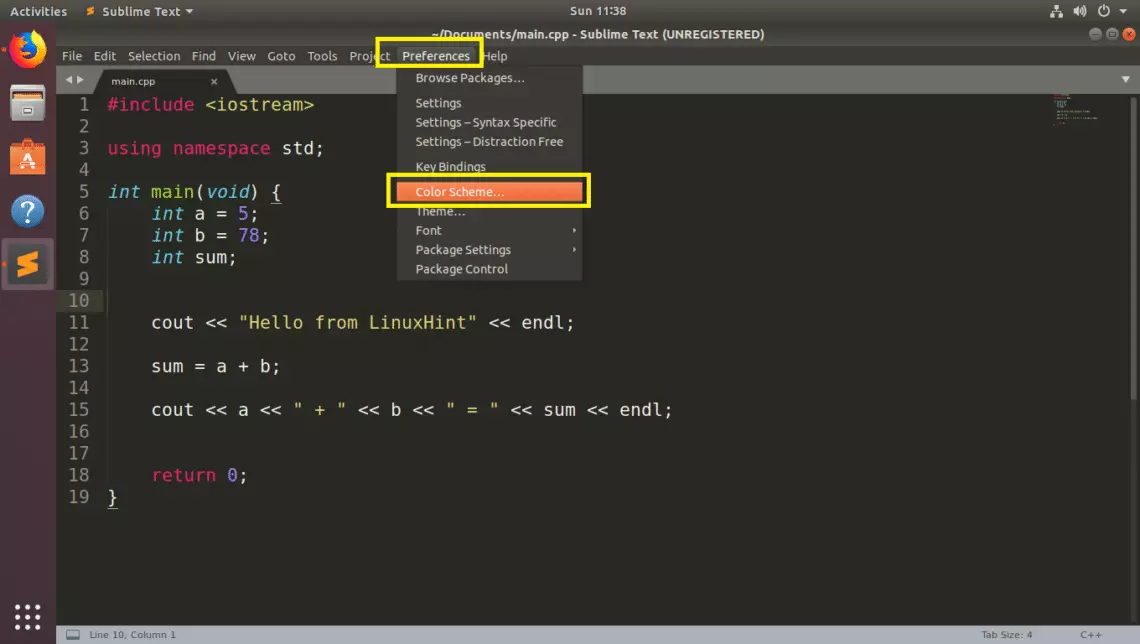 Cómo usar esquemas de color con Sublime Text 3483_17