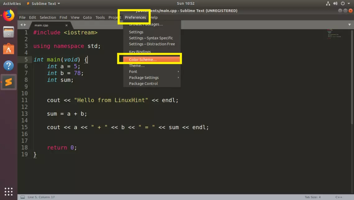 Cómo usar esquemas de color con Sublime Text 3483_7