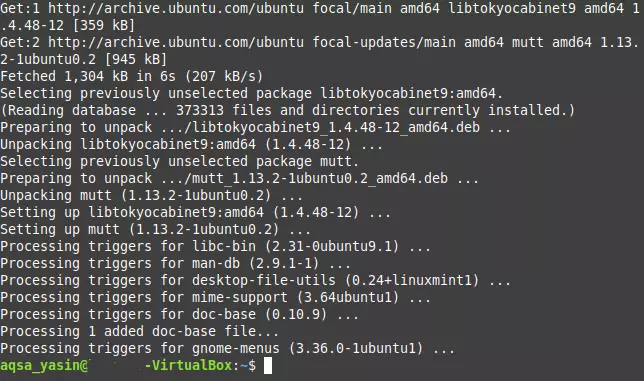 Uyithumela kanjani i-imeyili enezinamathiselo kusuka ku-Command Line ku-Linux 3494_2