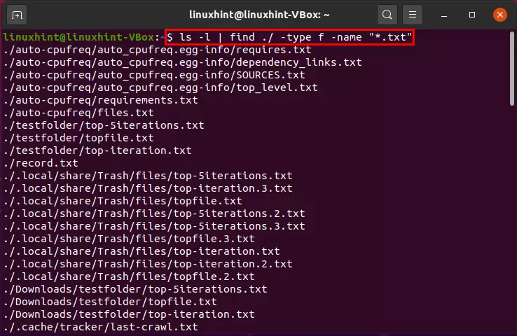 Come convogliare l'output di un comando in un file in Linux 356_8