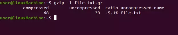 Ahoana ny fampiasana Gzip amin'ny Linux? 358_11