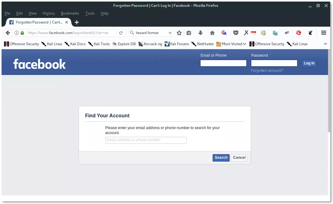 Hack Facebook ដោយប្រើវិស្វកម្មសង្គម 3594_1