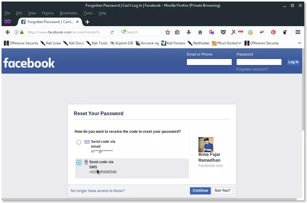 Hack Facebook uchishandisa Social Engineering 3594_2