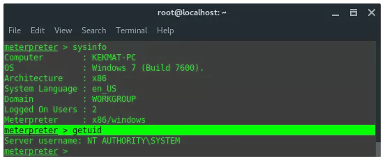 บทช่วยสอน Metasploit 3599_8