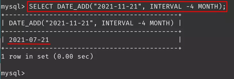 Ole a le DATE_ADD() galuega ile MySQL 3604_1