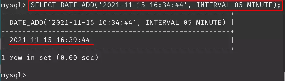 Ole a le DATE_ADD() galuega ile MySQL 3604_4