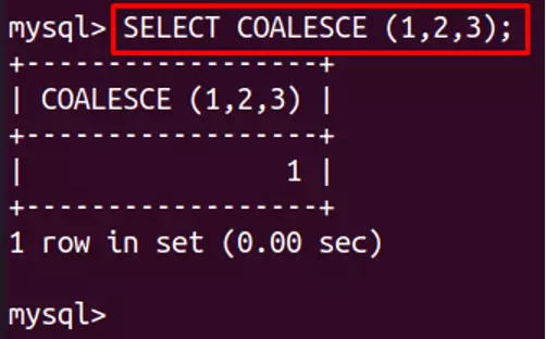 MySQL COALESCE функцийг хэрхэн ашиглах талаар 3619_1