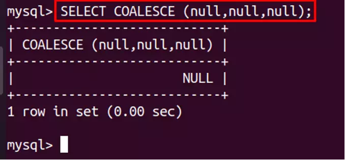 Cómo usar la función MySQL COALESCE 3619_5