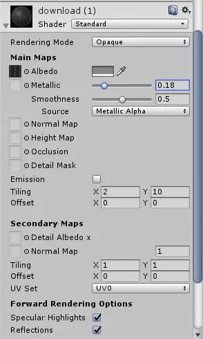 Unity3D Settings