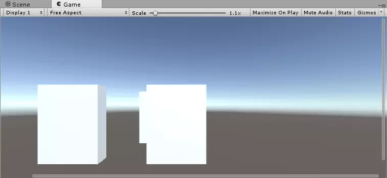 Unity3D গেম উইন্ডো