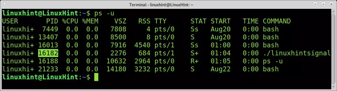 Linux കിൽ സിഗ്നൽ നമ്പറുകൾ 364_3