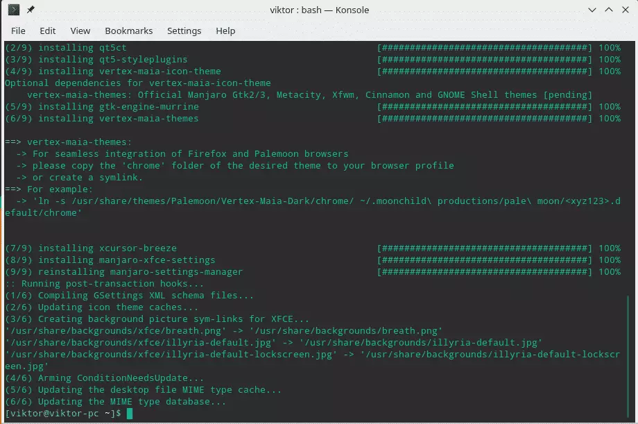 Instal·leu Xfce a Manjaro Linux 3665_11