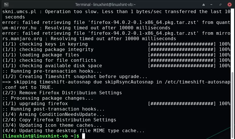 Hvordan installere og bruke ClamAV på Manjaro Linux 3668_2