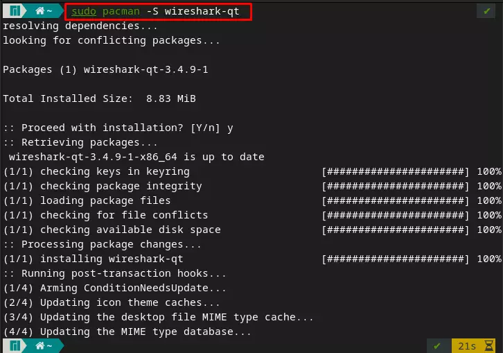 Manjaro Linux-da Wireshark-y nädip gurmaly we ulanmaly 3674_12