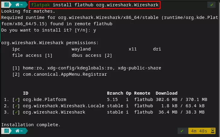 Manjaro Linux-da Wireshark-y nädip gurmaly we ulanmaly 3674_14