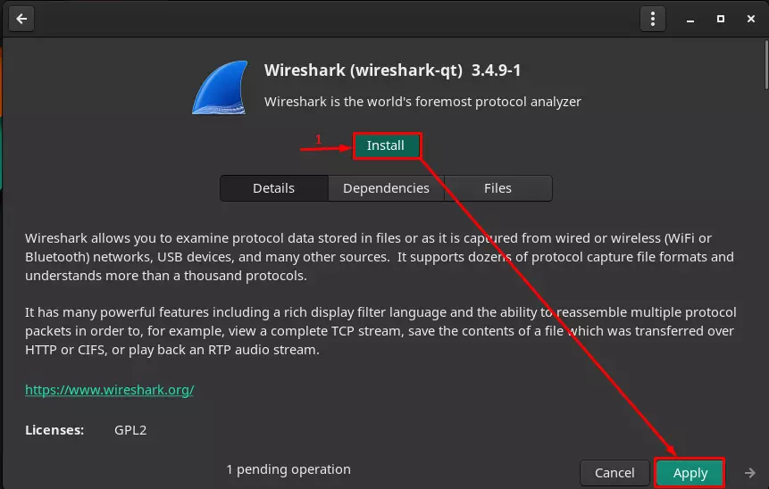 Kā instalēt un lietot Wireshark operētājsistēmā Manjaro Linux 3674_5