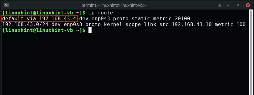 Com configurar la passarel·la predeterminada a Manjaro Linux 3679_7